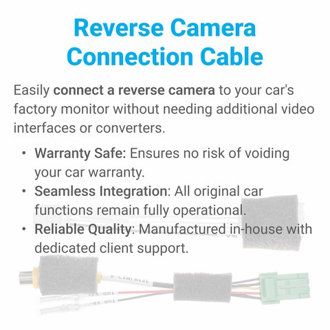 Suzuki Vitara Jimny Ignis SX4 S-Cross Reverse Camera Kit With 5 Pin ...